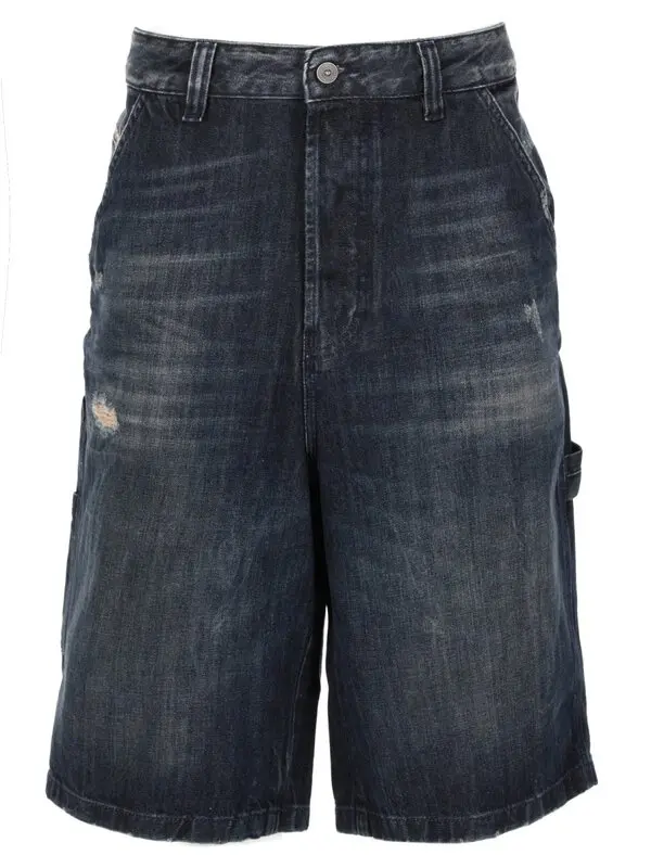 DIESEL® D-delivery-w-short Cotton Denim Shorts