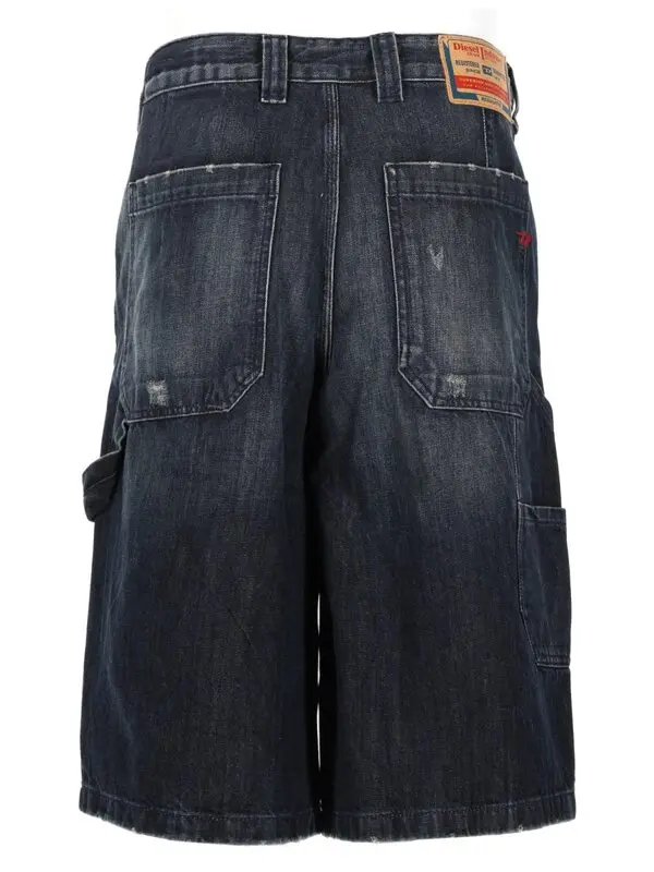 DIESEL® D-delivery-w-short Cotton Denim Shorts