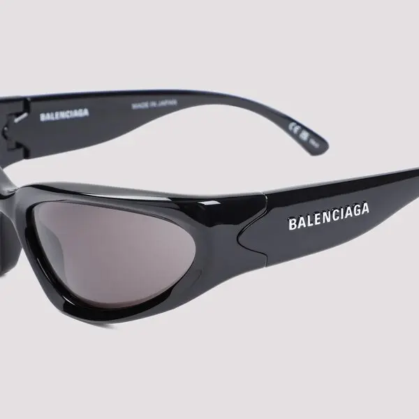 Balenciaga Swift Oval Sunglasses - Black