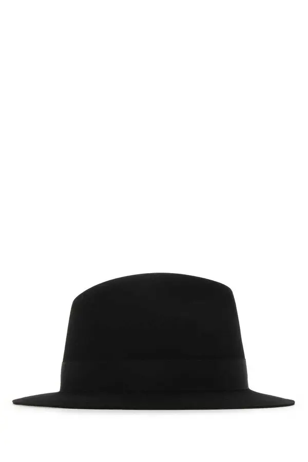 Saint Laurent Felt Fedora Hat - Black