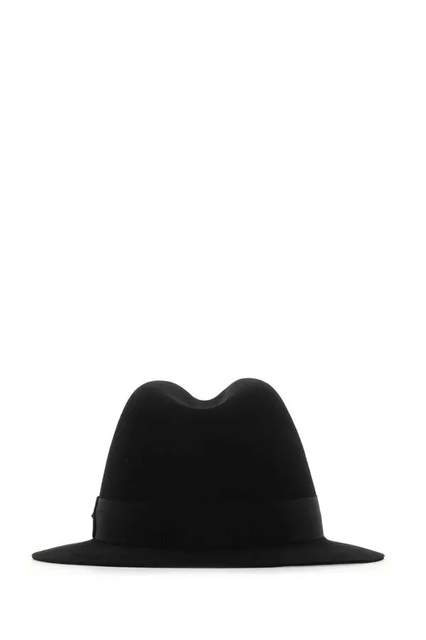 Saint Laurent Felt Fedora Hat - Black