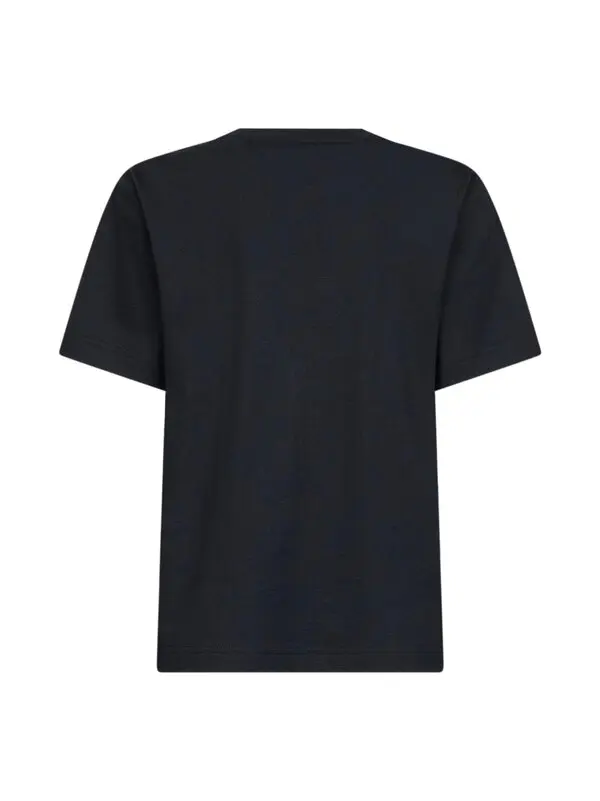 Burberry Black Cotton Logo T-shirt - Multicolor