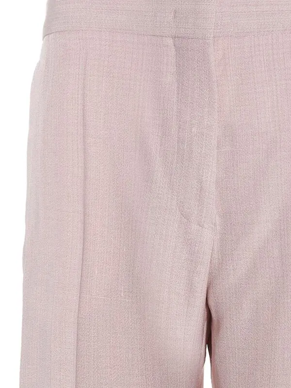 JIL SANDER Tailored Viscose And Silk Blend Pants