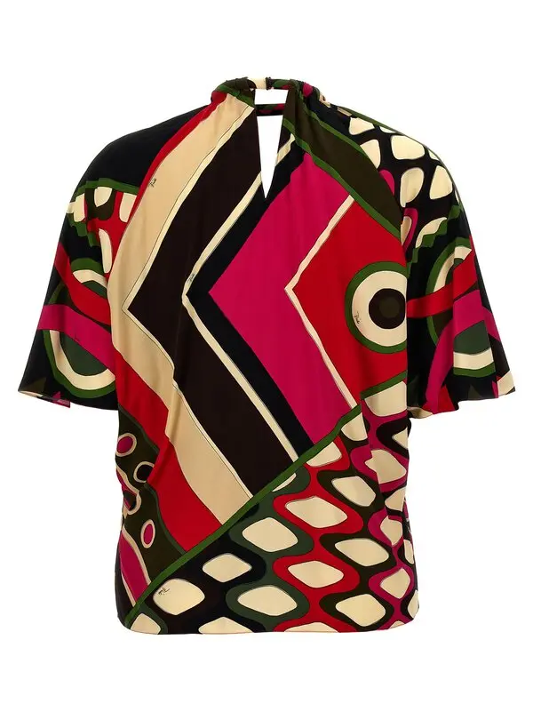 Emilio Pucci Vivara' Printed Silk Top
