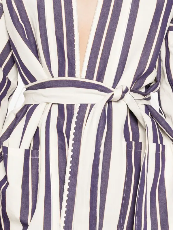 FORTE_FORTE Striped Kimono Jacket