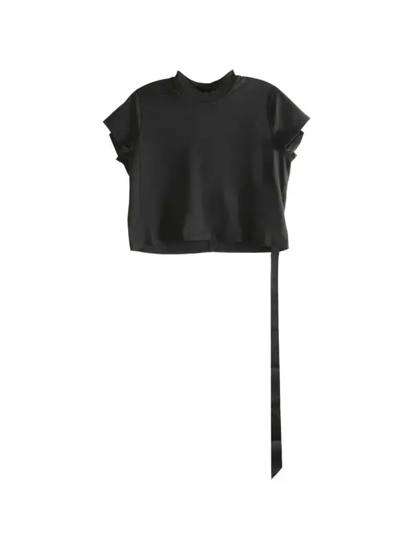Rick Owens Ribbed Neckline T-shirt - Black