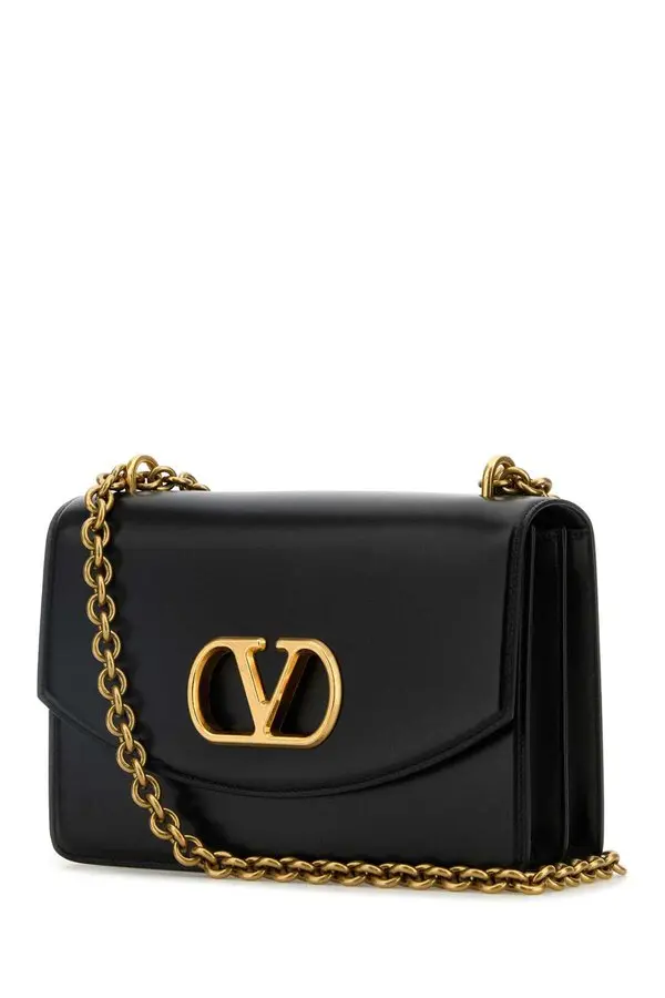 Valentino Garavani Leather Vain Shoulder Bag