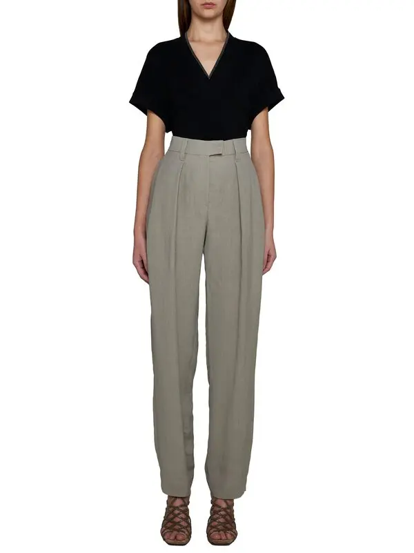 Brunello Cucinelli T-shirt With Precious Neckline
