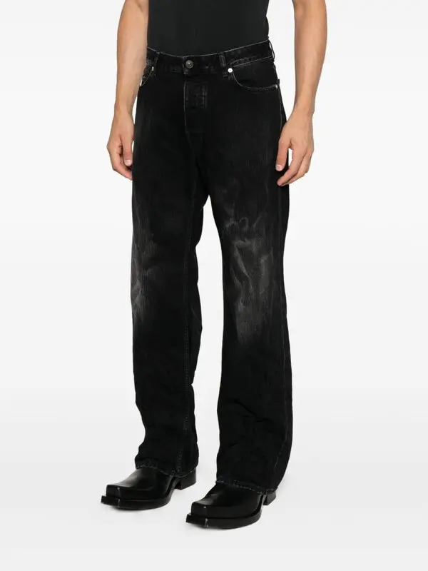 Balenciaga Distressed Denim Jeans - Multicolor