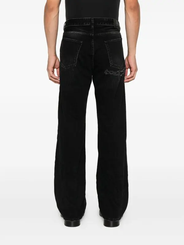 Balenciaga Distressed Denim Jeans - Multicolor