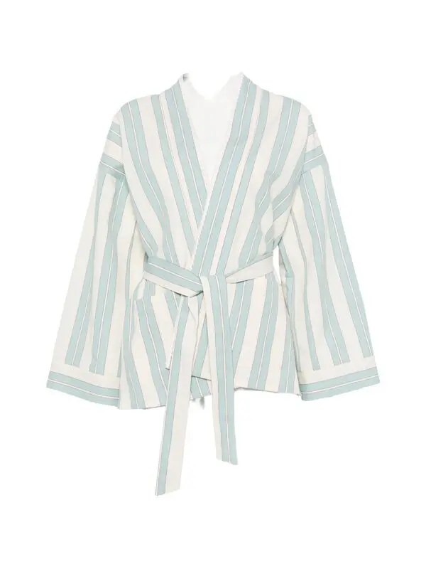 FORTE_FORTE Striped Kimono Jacket - Multicolor