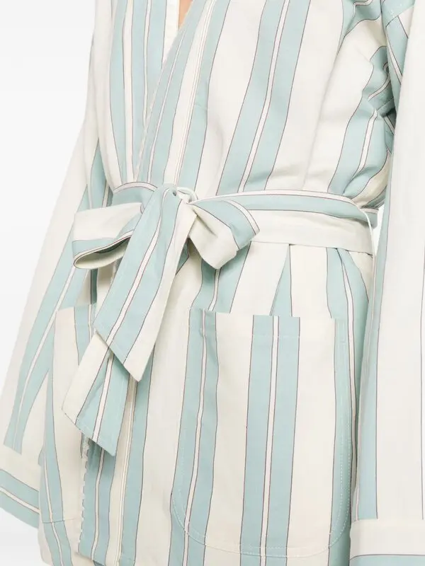 FORTE_FORTE Striped Kimono Jacket - Multicolor