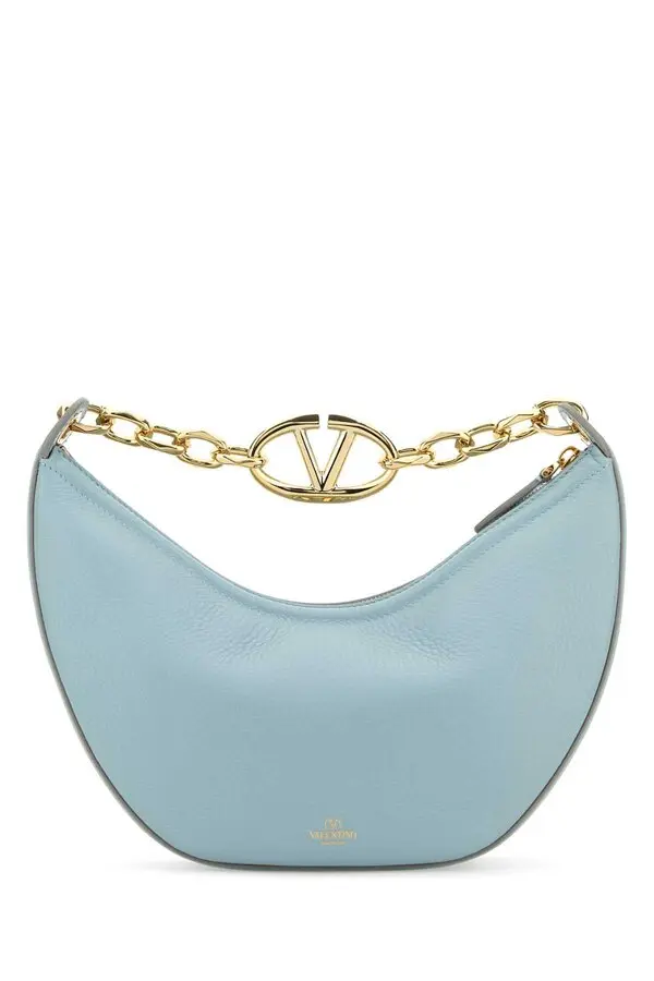 Valentino Garavani Small Vlogo Hobo Handbag - Blue