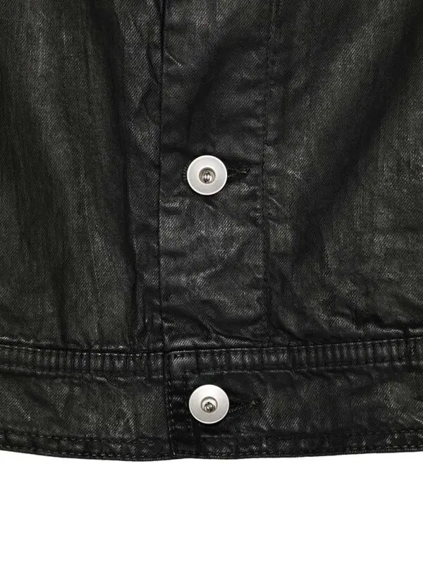 Rick Owens Fringed Cropped Jacket - Black