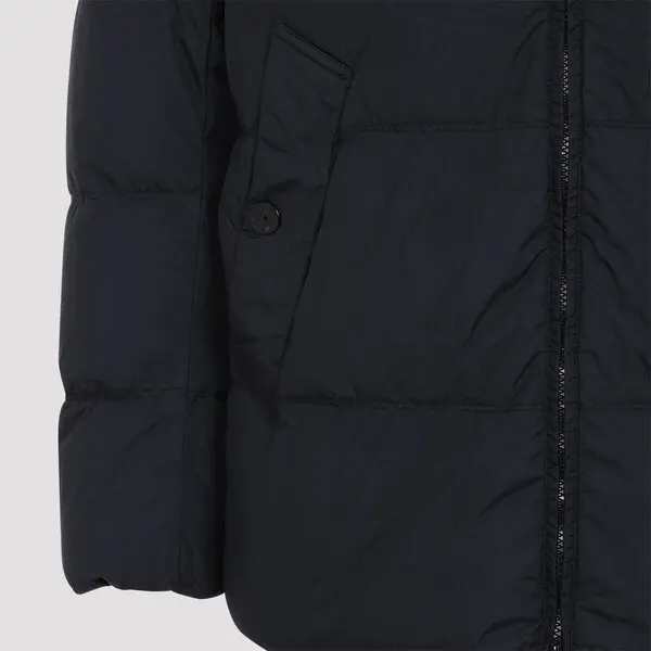 Stone Island Givenchy Cotton Twill Jacket With Leather Collar
