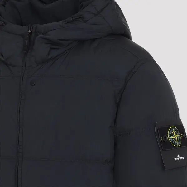 Stone Island Givenchy Cotton Twill Jacket With Leather Collar