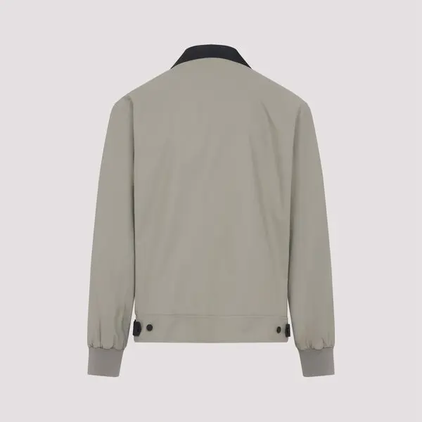 Givenchy Cotton Twill Jacket With Leather Collar - Multicolor