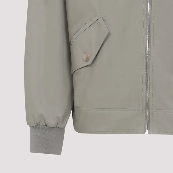 Givenchy Cotton Twill Jacket With Leather Collar - Multicolor