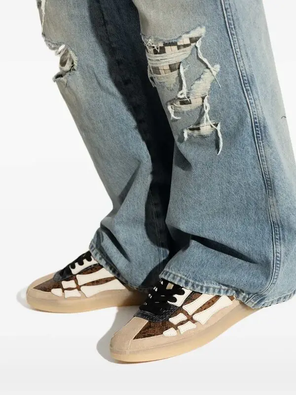 Amiri Bone Detail Sneakers