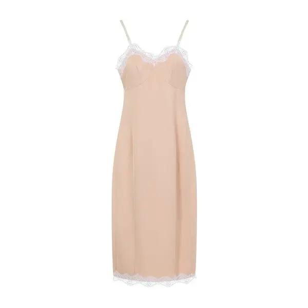 Carven Lingerie Viscose Midi Dress - Multicolor