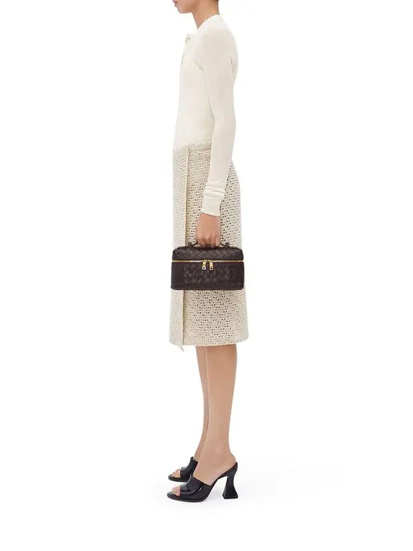 Bottega Veneta Woven Calfskin Vanity Bag