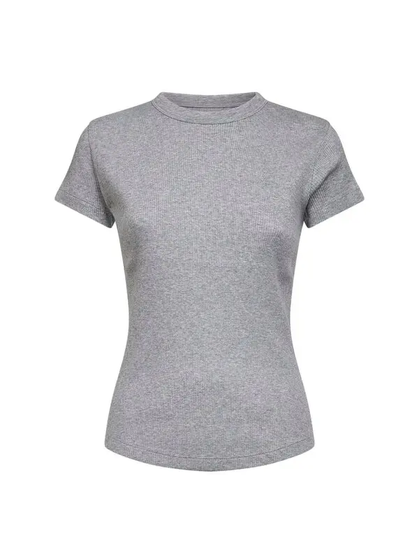 Isabel Marant Étoile Ribbed Cotton T-shirt - Multicolor