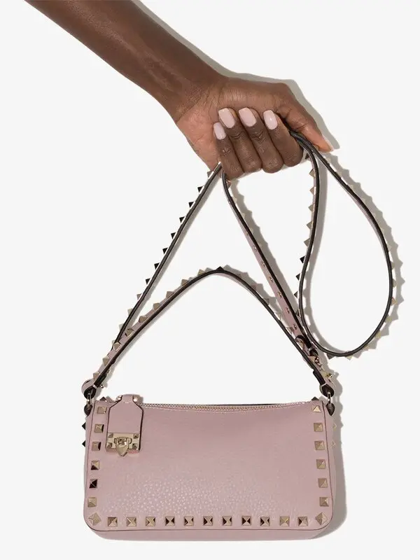Valentino Garavani Rockstud Small Leather Shoulder Bag - Multicolor