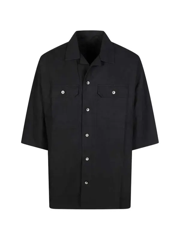 Rick Owens Magnum Tommy Button-down Shirt - Black