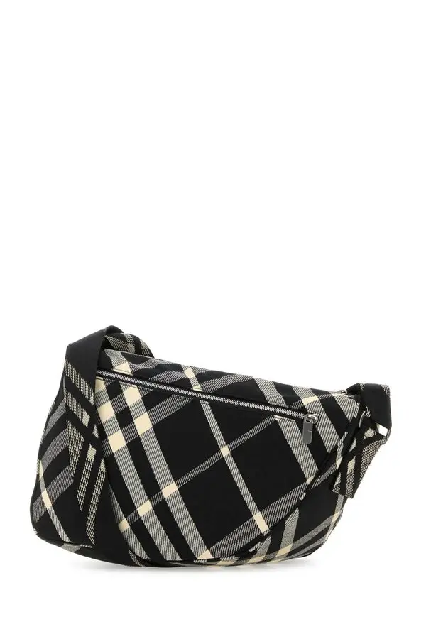 Burberry Embroidered Fabric Shield Crossbody Bag - Multicolor