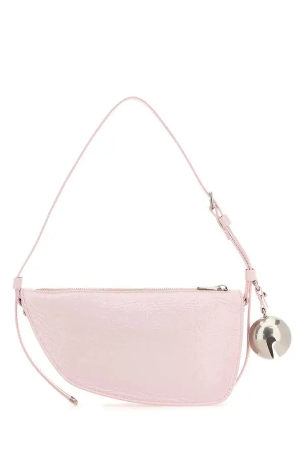 Burberry Leather Knight Small Shoulder Bag - Pink