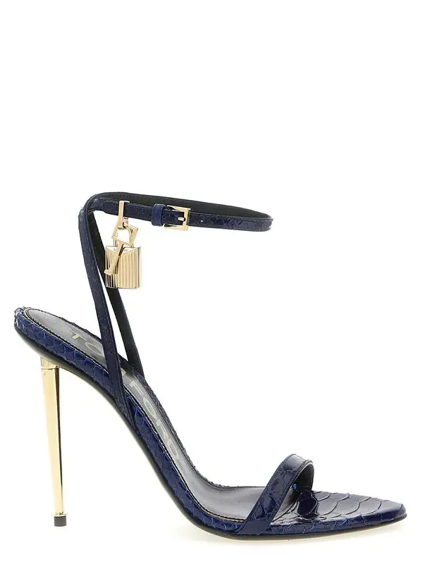 TOM FORD Padlock Sandals - Blue