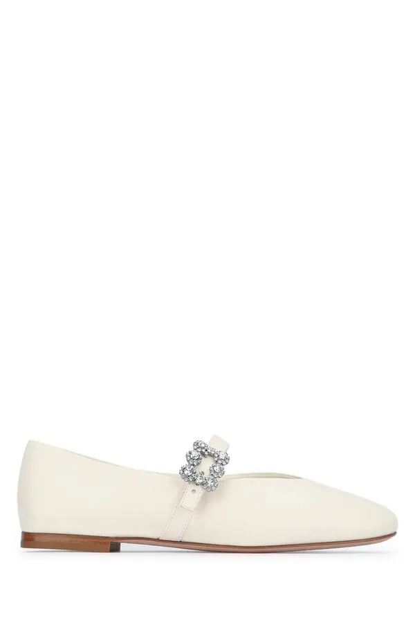 ROGER VIVIER Round Toe Mini Flowers Babies Flats