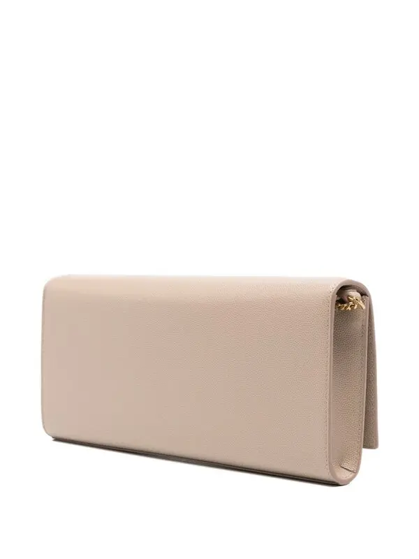 Saint Laurent Kate Leather Clutch With Chain Strap - Multicolor