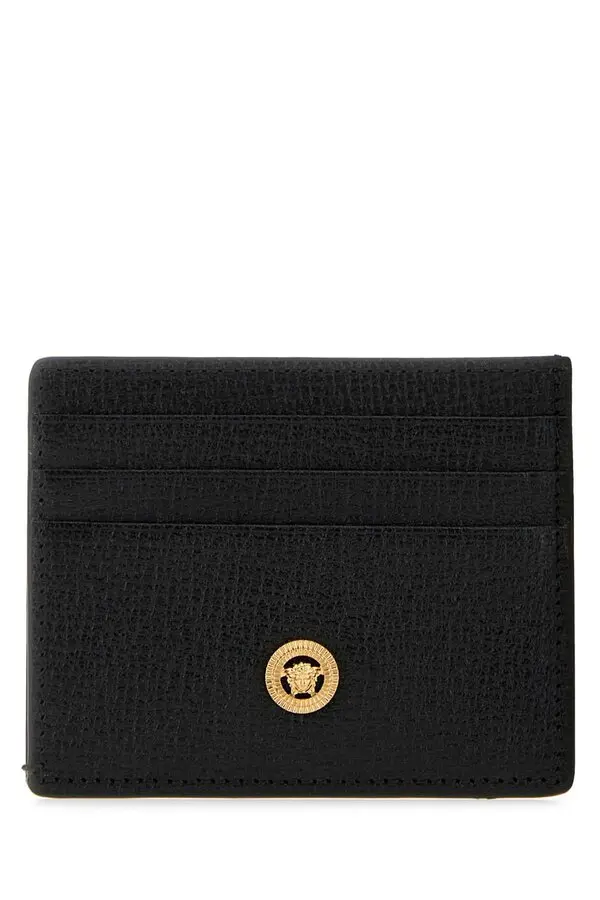 Versace Leather Medusa Biggie Card Holder