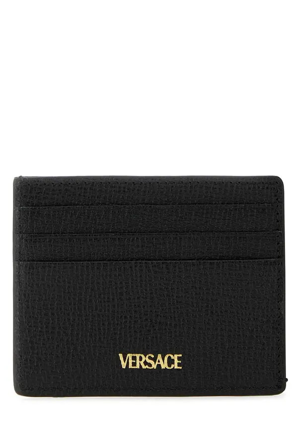 Versace Leather Medusa Biggie Card Holder