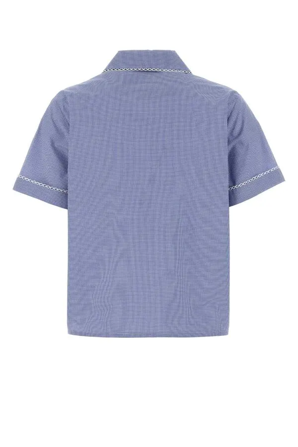 Miu Miu Embroidered Cotton Shirt