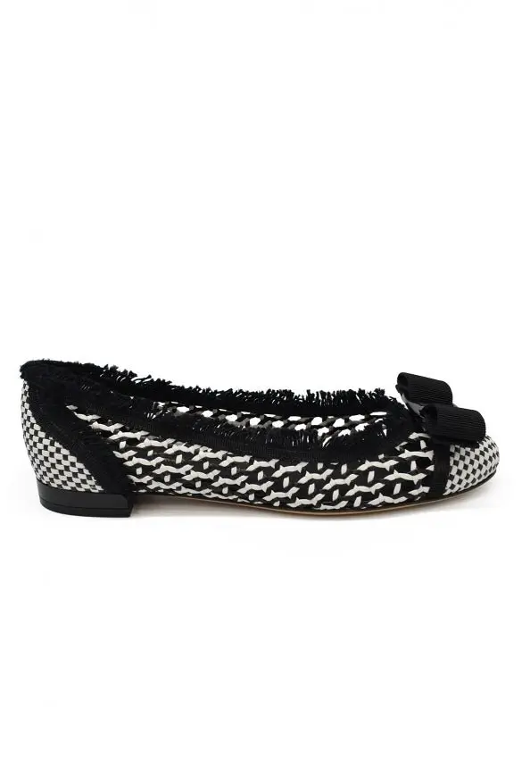 FERRAGAMO Varina Ballet Flats - Black
