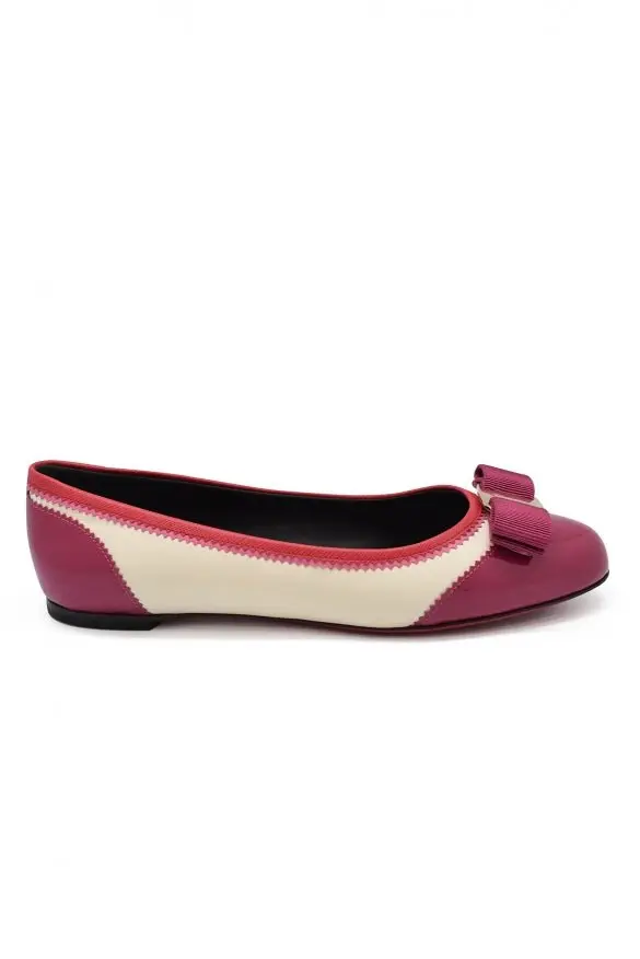 FERRAGAMO Varina Ballet Flats - Pink