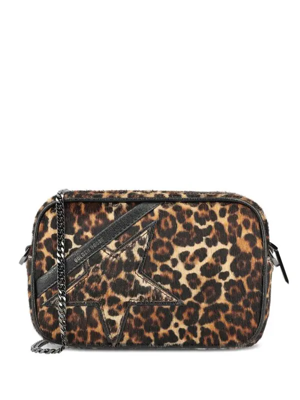 GOLDEN GOOSE Star Mini Leather Crossbody Bag - Multicolor
