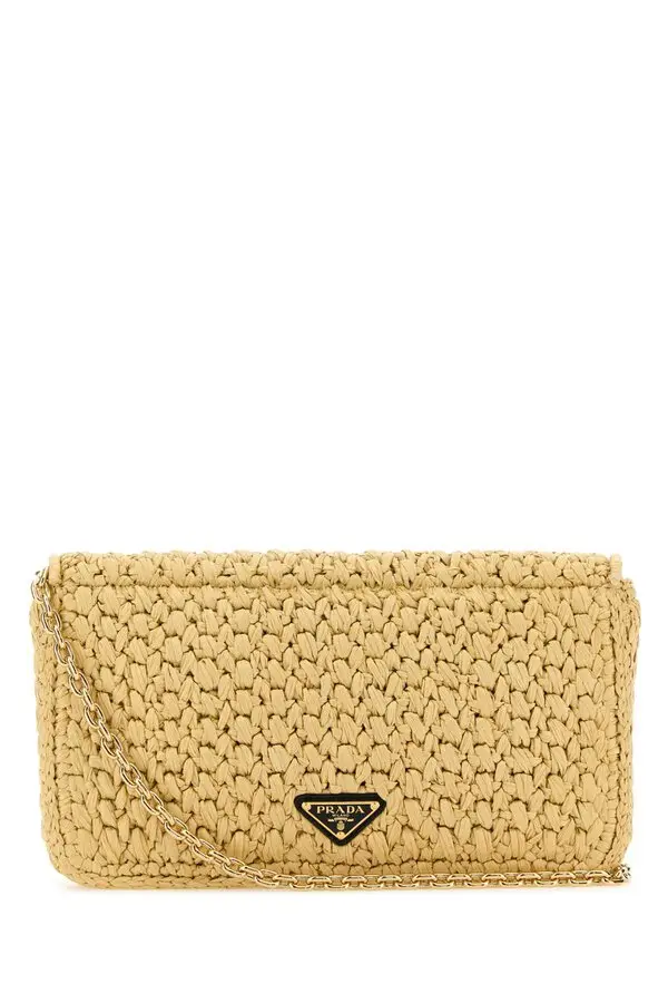 Prada Raffia Crossbody Bag
