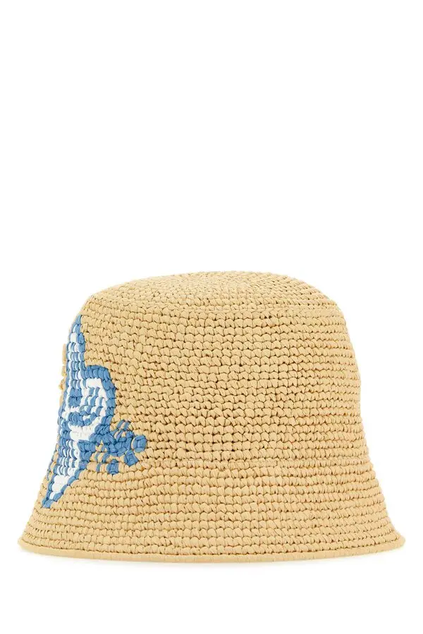 Prada Raffia Bucket Hat