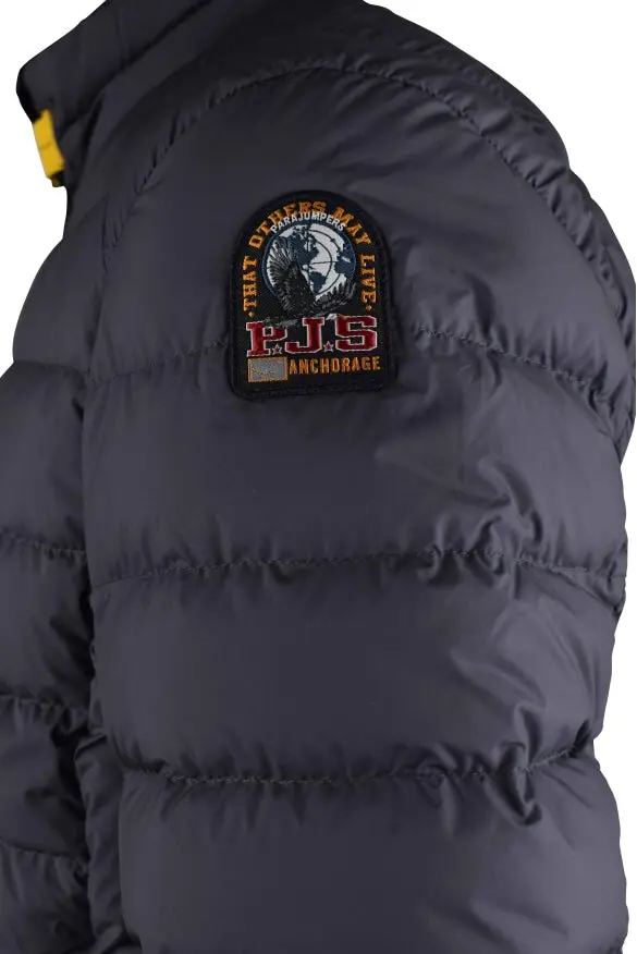 PARAJUMPERS Padded Zip-up High Neck Jacket - Gray