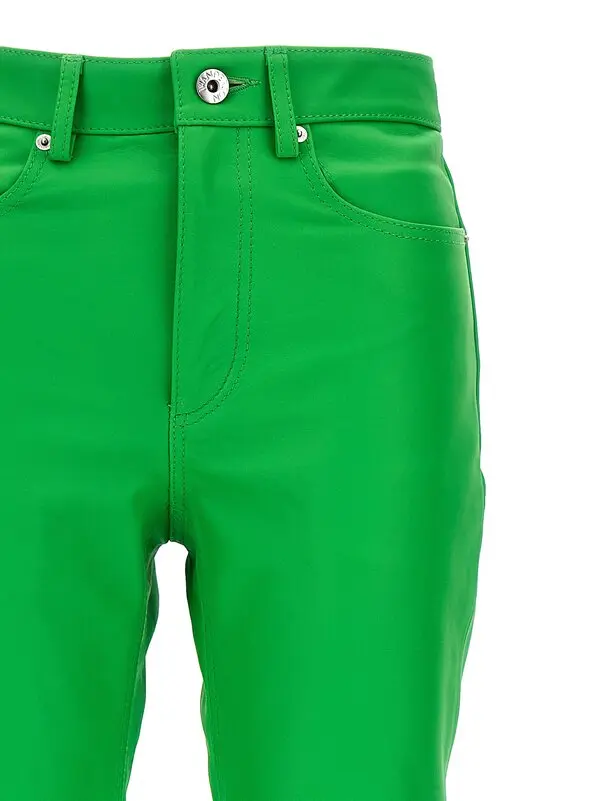 JW Anderson Leather Bootcut Trousers