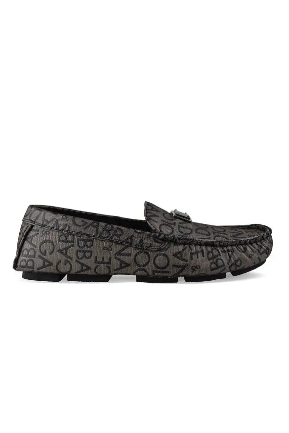 Dolce & Gabbana Monogram Canvas Loafers