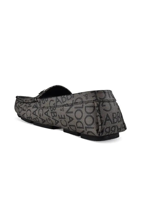 Dolce & Gabbana Monogram Canvas Loafers