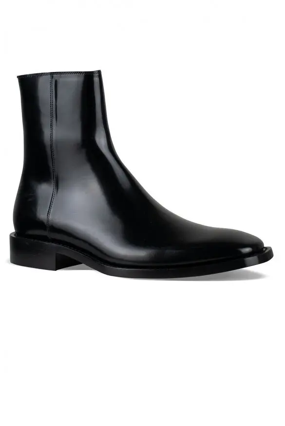Balenciaga Patent Leather Ankle Boots