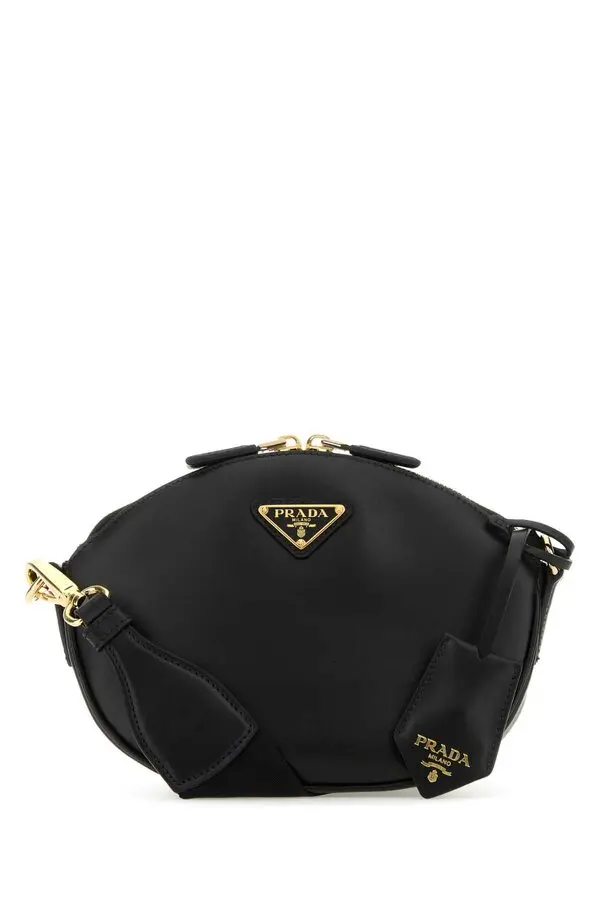 Prada Leather Crossbody Bag - Black
