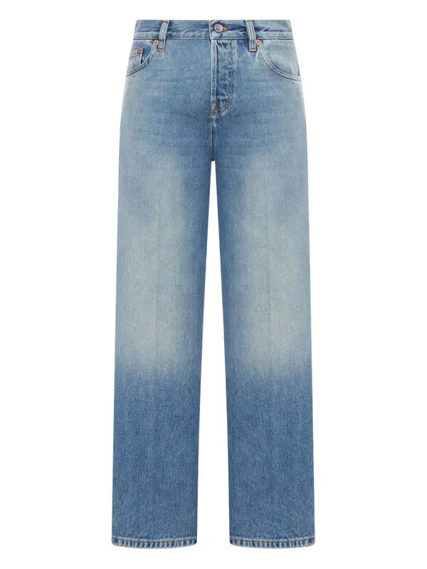Gucci Denim Cotton Jeans - Multicolor