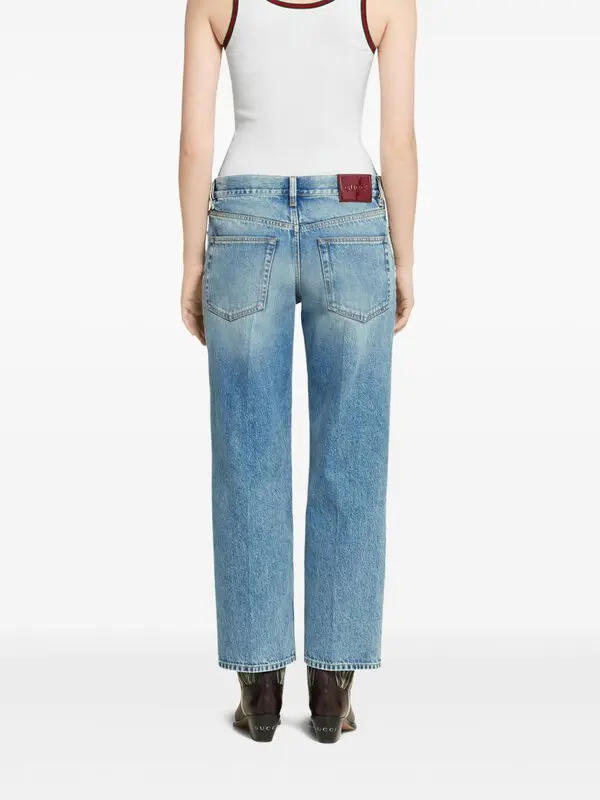 Gucci Denim Cotton Jeans - Multicolor