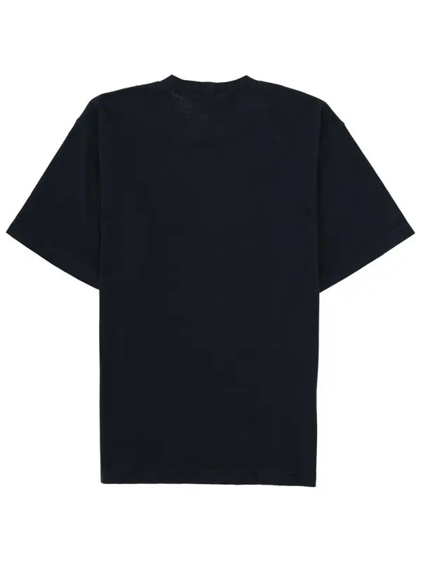 Stone Island T-shirt With Logo Patch - Blue
